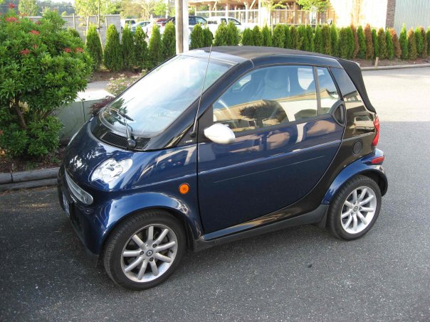 *SOLD* 2005 smart fortwo passion cabrio, blue on black, 121,XXXkms ...